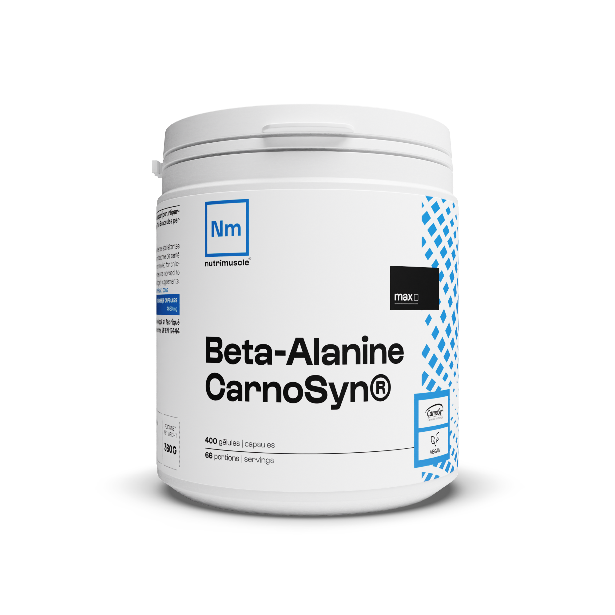 Beta-Alanine Carnosyn® in capsules – Nutrimuscle