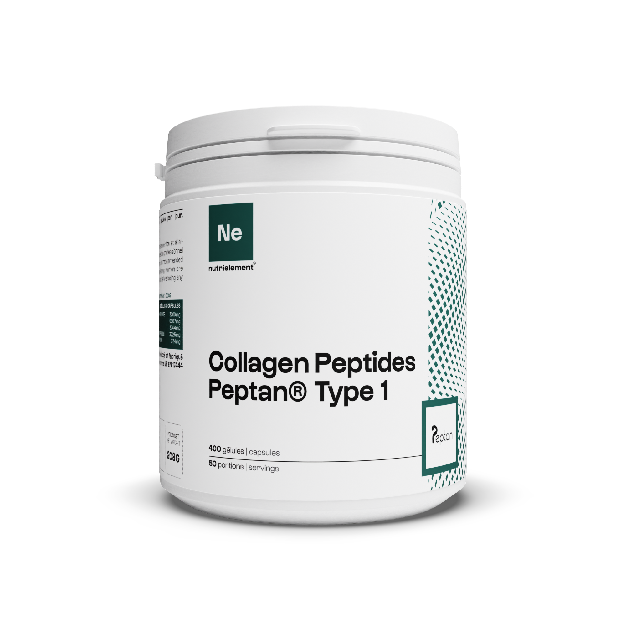 Collagen Peptides Peptan® 1 in capsules – Nutrimuscle