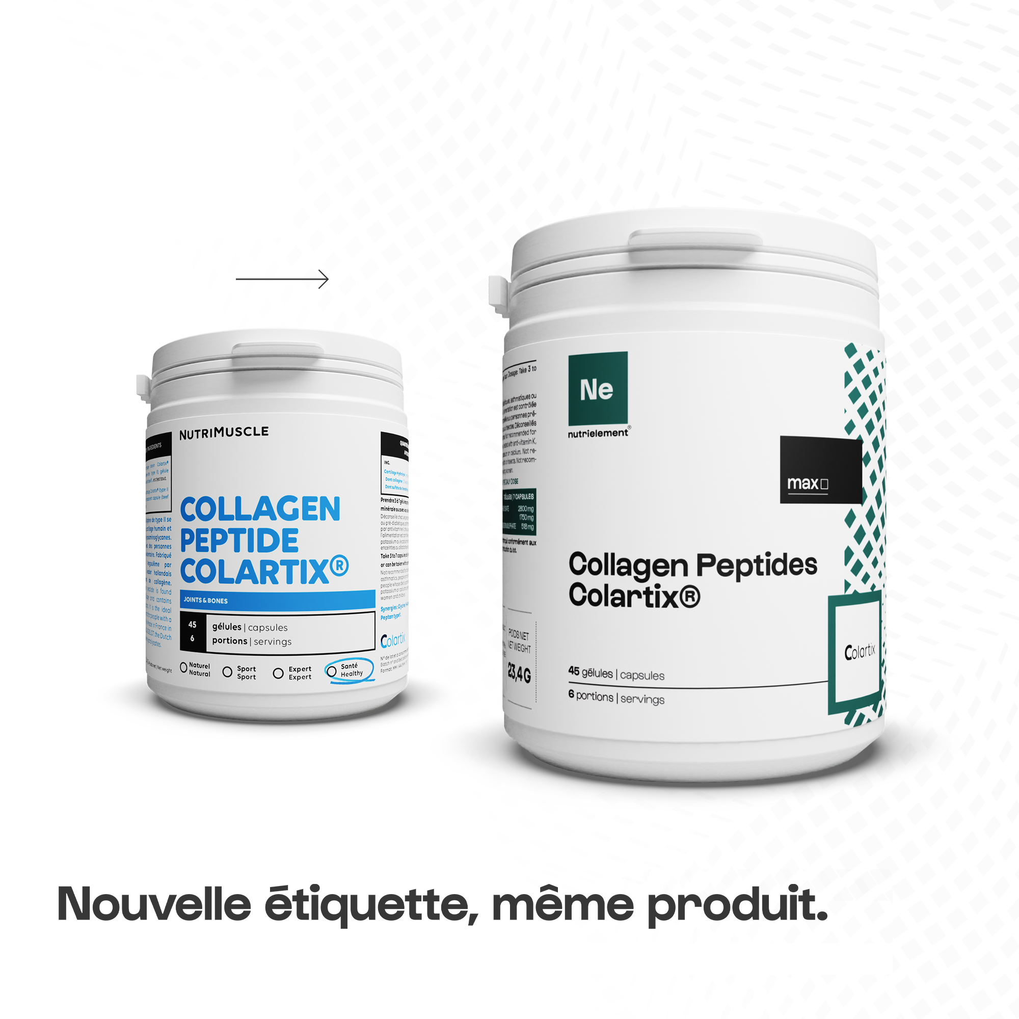 Collagen Peptide Peptan®ii (Colartix) in capsules – Nutrimuscle
