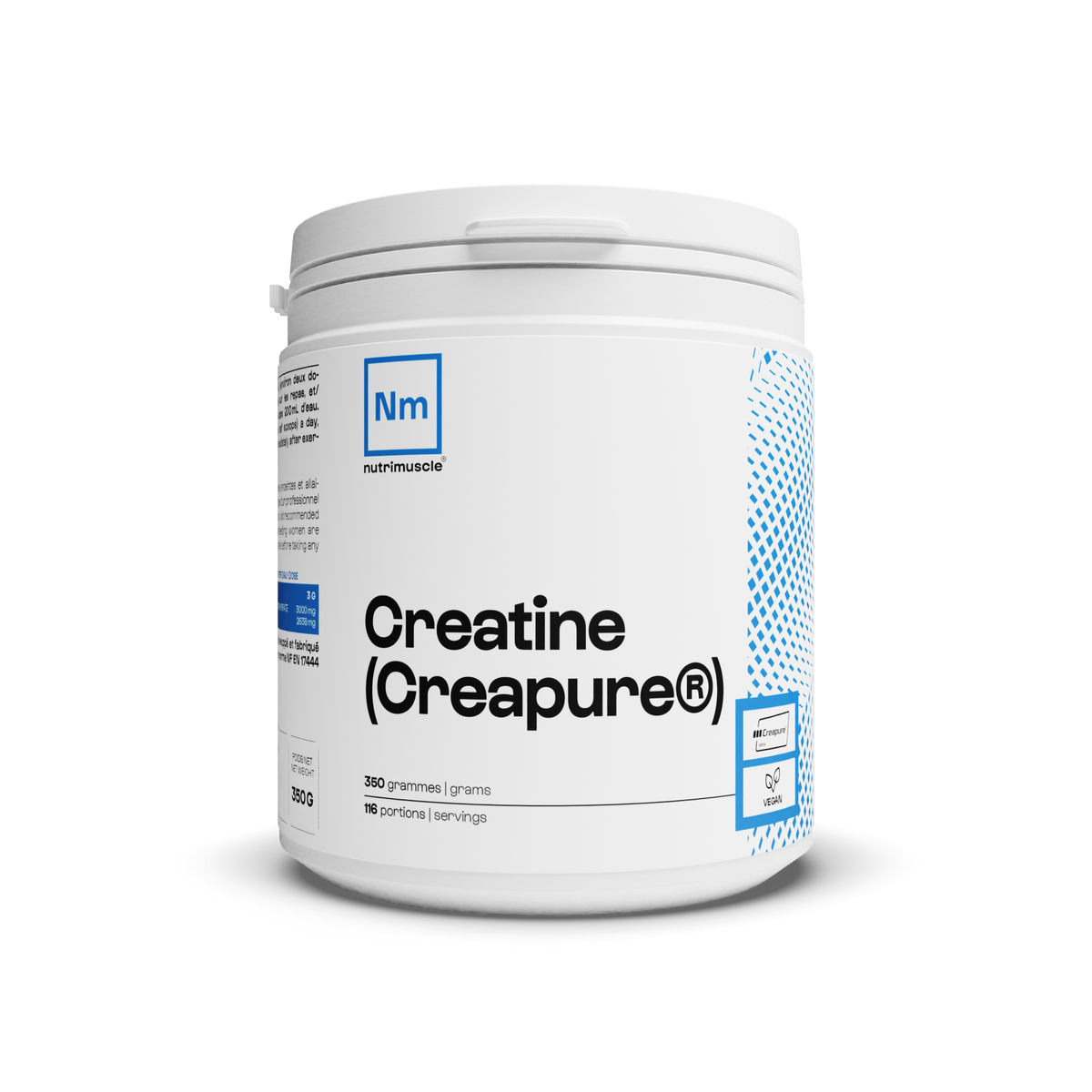 Creatine (Creapure®) powder – Nutrimuscle